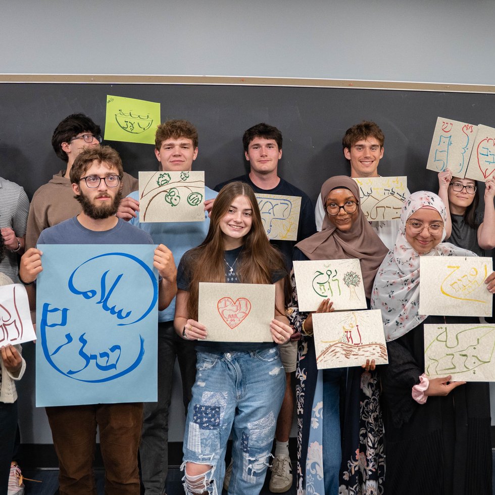 Visiting Professor Brings Arabic-Hebrew Calligraphy to the Classroom ...